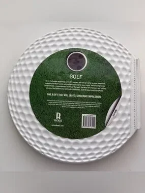 Other | White Dimpled Golf Ball Book Hardback Designed To Look Like A ...